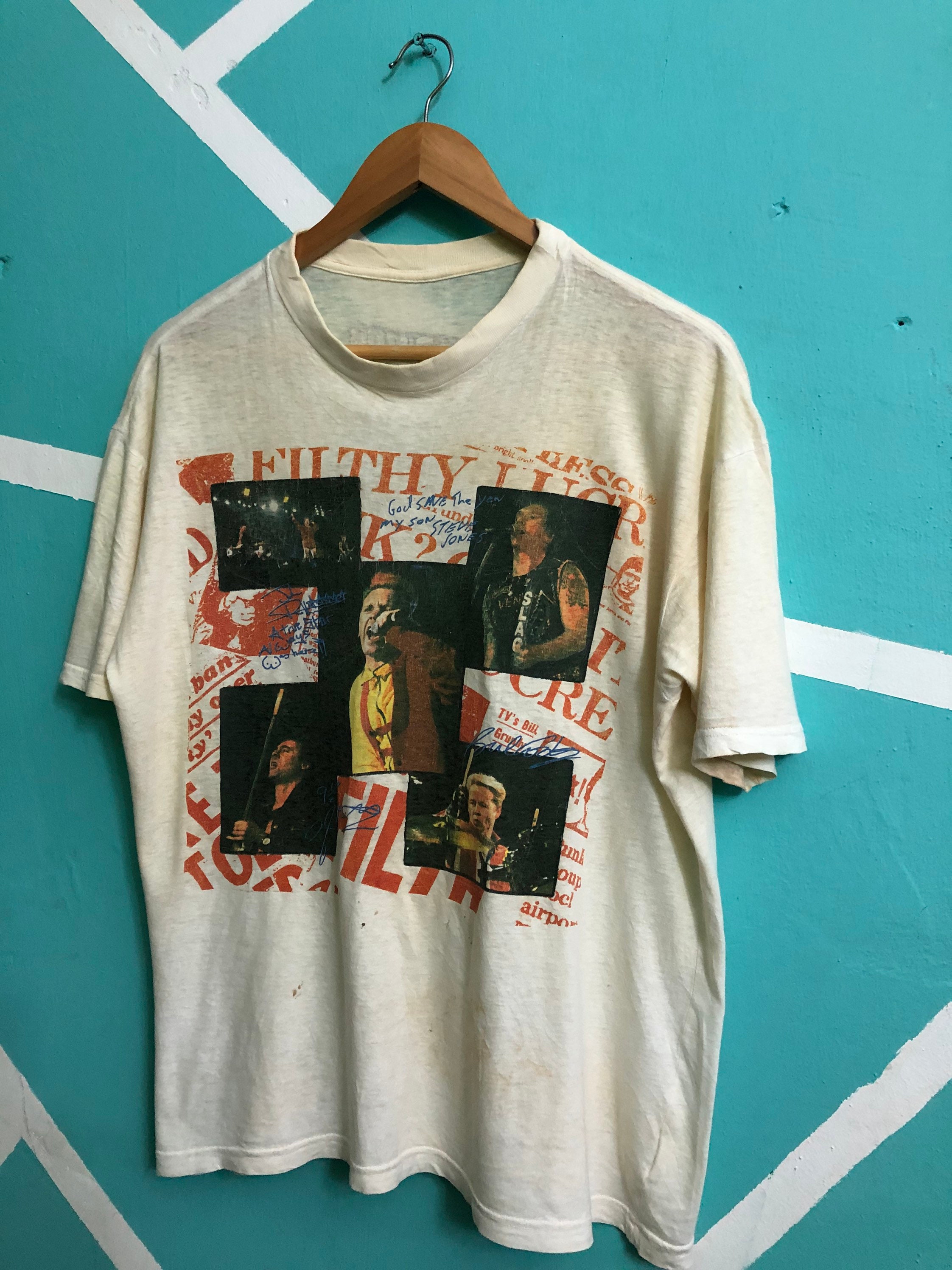 Vtg Rare Sex Pistols T Shirt God Save The Queen British Etsy