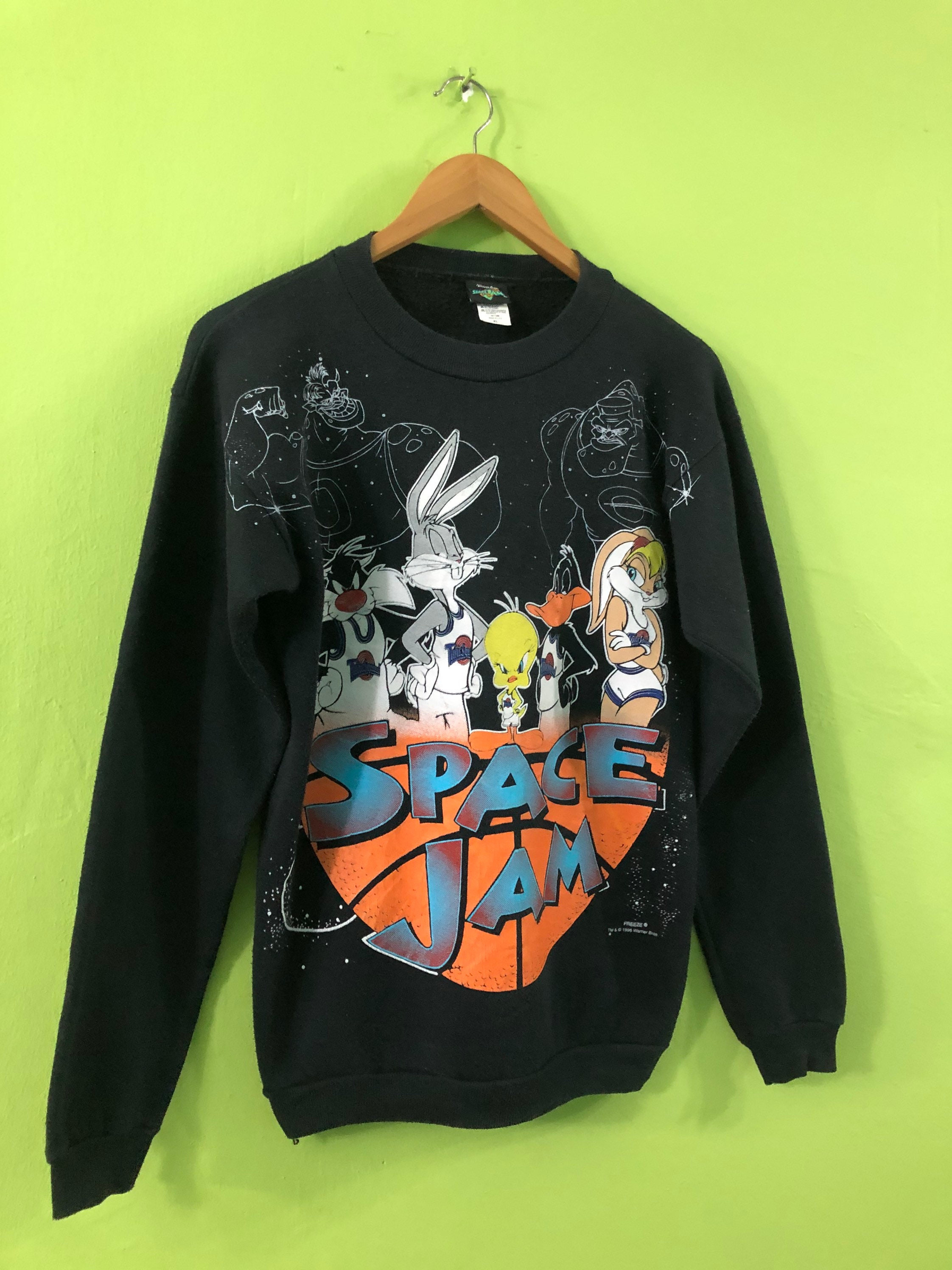 Vtg Rare 90s SPACE JAM Sweatshirt Big Logo Xlarge Kids | Etsy Vtg Rare 90s SPACE JAM Sweatshirt Big Logo Xlarge Kids | Etsy