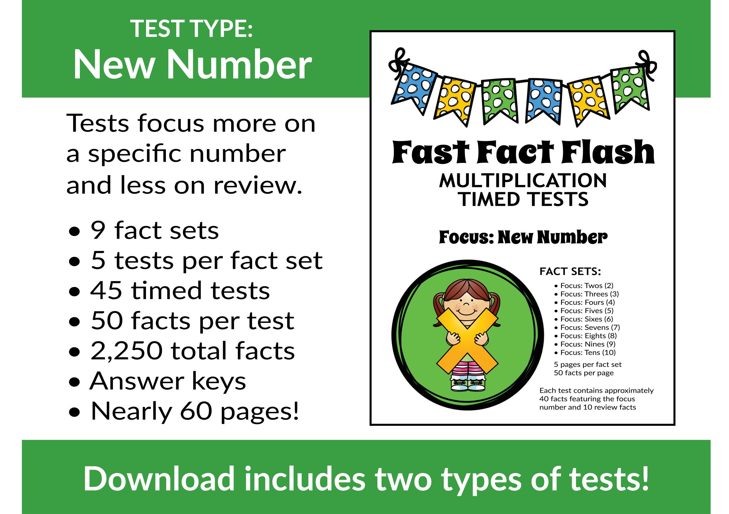 Timed Tests - Multiplication - Math Facts - Times Tests ...