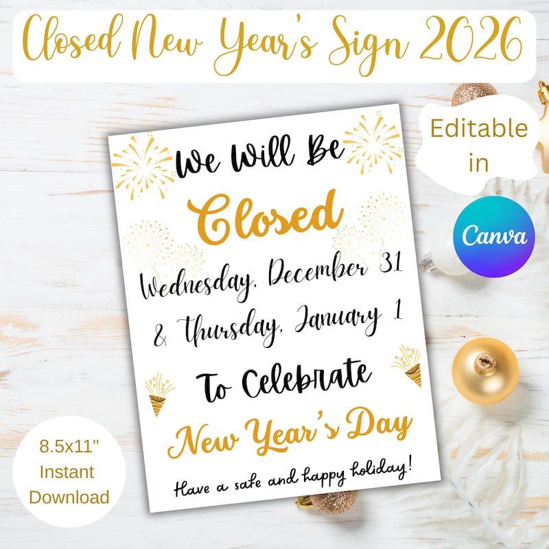 Closed for New Year - Etsy