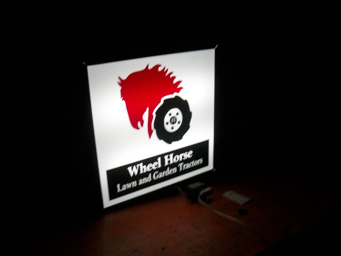 Wheel Horse Lawn and Garden Tractors Lighted Sign 21x21x4 Inch - Etsy