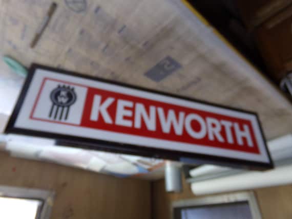 Kenworth Lighted Sign 30x8x2 Inch Deep - Etsy