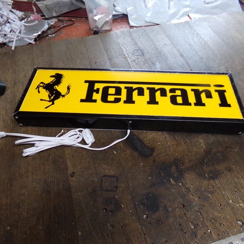 Ferrari Logo Sign - Etsy