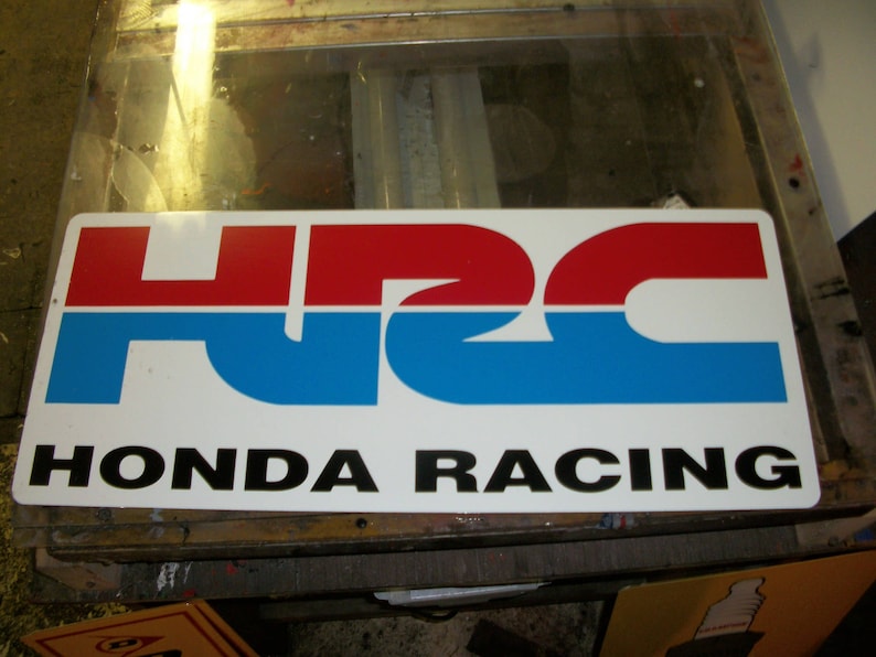 HRC Honda Metal Sign 24x14 Inch | Etsy