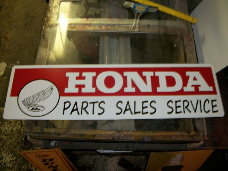 Honda Parts Sales Service Metal Sign 30x9 Inch - Etsy UK
