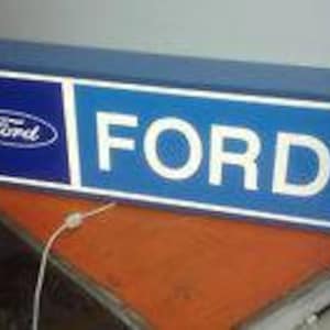 Ford Cars Trucks Light up Sign Lighted Sign 30x10x3 Inch Deep - Etsy