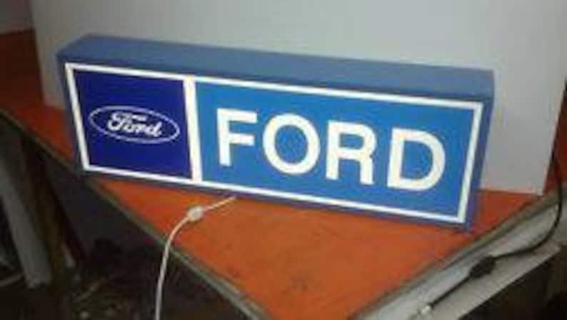 Ford Cars Trucks Light up Sign Lighted Sign 30x10x3 Inch Deep - Etsy
