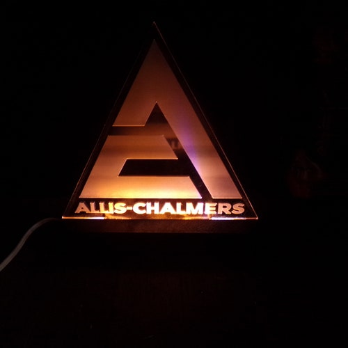 Allis Chalmers Lighted Sign 30x8x2 Inch | Etsy