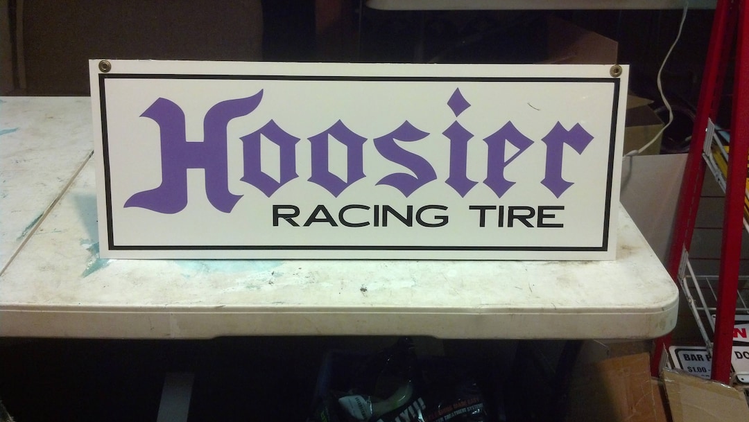 Hoosier Racing Tire Metal Sign 23x8x2 - Etsy