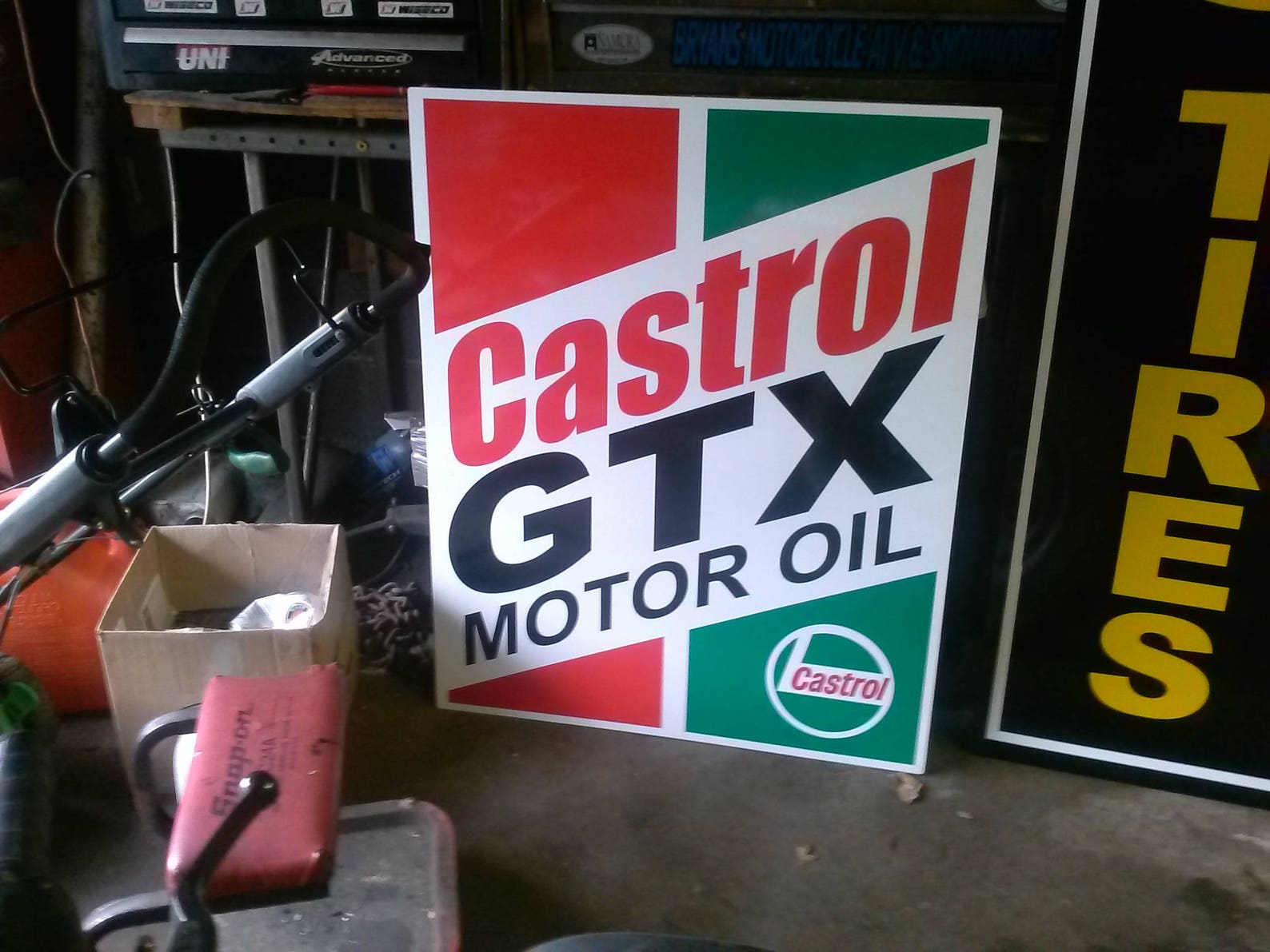 Castrol GTX metal sign 23x18 inch | Etsy