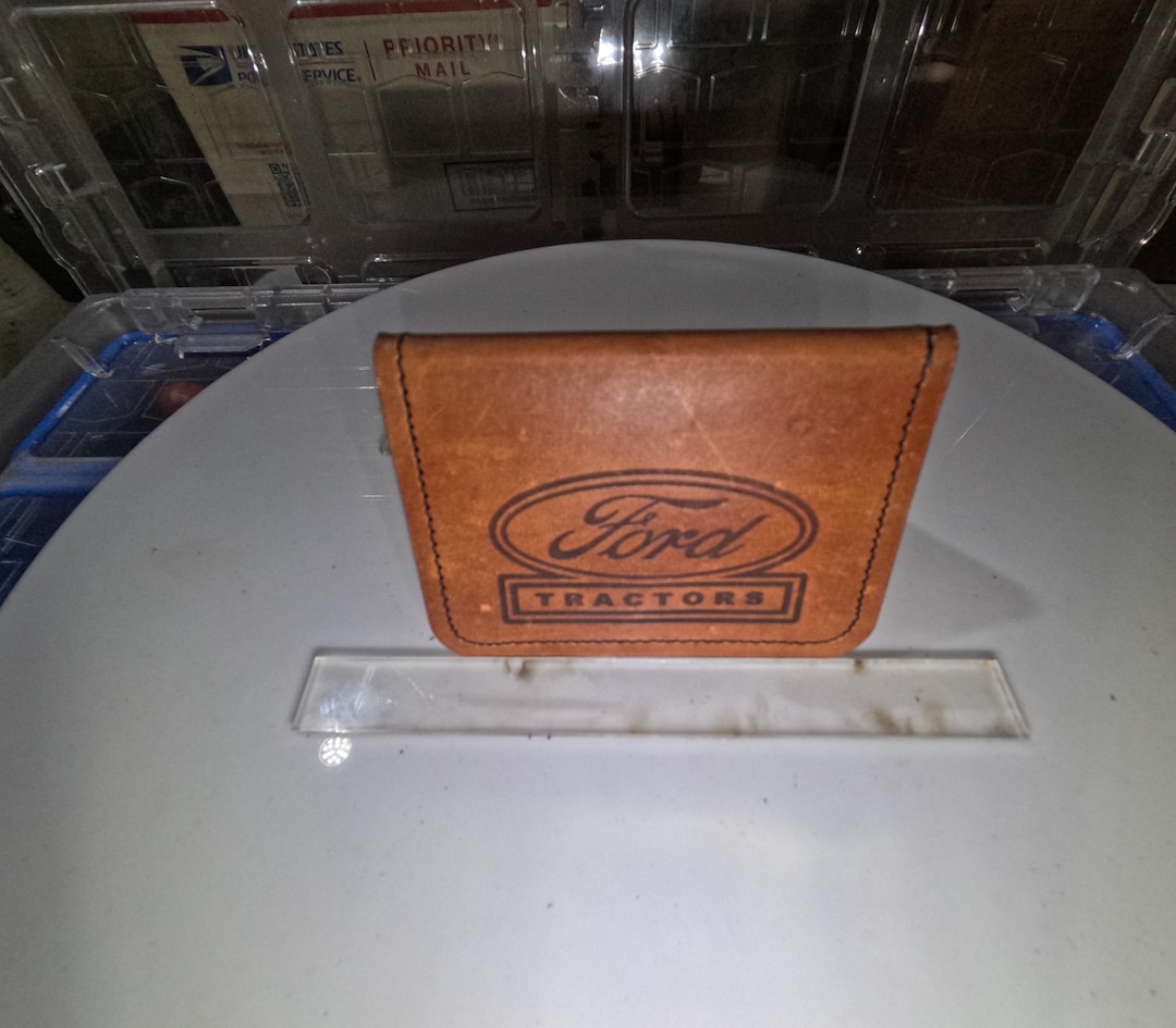 Ford Tractors Logo 2 Pocket Leather Wallet or Business Card Holder - Etsy