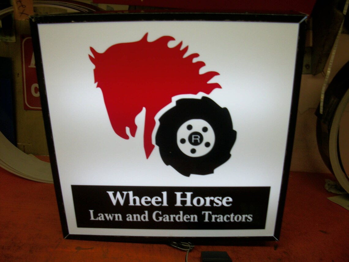 Wheel Horse Lawn and Garden Tractors Lighted Sign 21x21x4 Inch - Etsy
