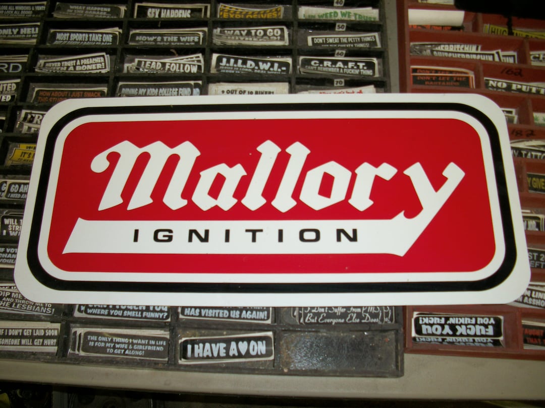 Mallory Ignition 23x8x1 Metal Sign - Etsy