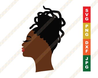 Locs Dreadlocks SVG Cricut or Silhouette Cut File - Etsy