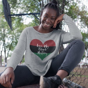 Love My Black History (month) Valentine's Day SVG PNG JPEG Cricut or ...