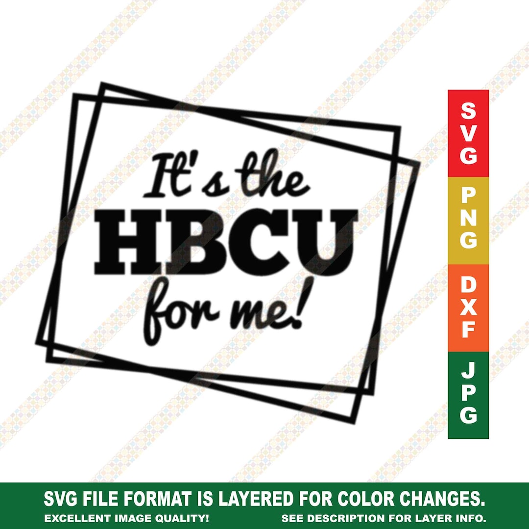 It's the HBCU for Me Boxes Grad / Graduate SVG PNG Grad Alumni Cricut ...