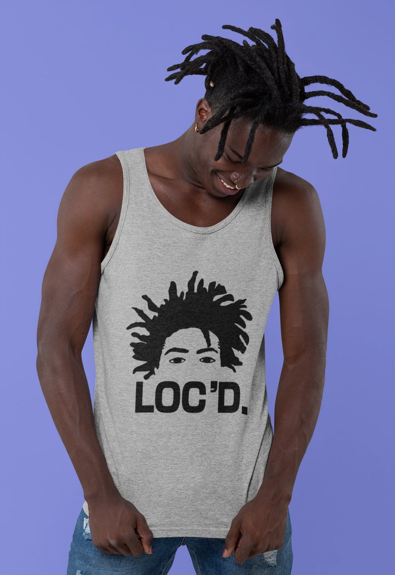 Black Man With Short Freeform Locs / Dreadlocks Loc'd SVG - Etsy
