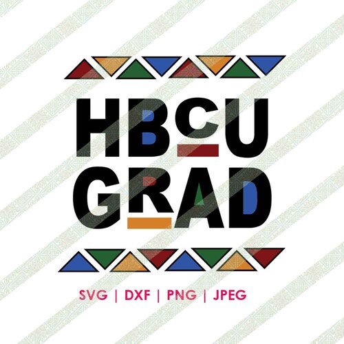 HBCU SVG Text for Grad Alumni Cricut or Silhouette Cut File - Etsy