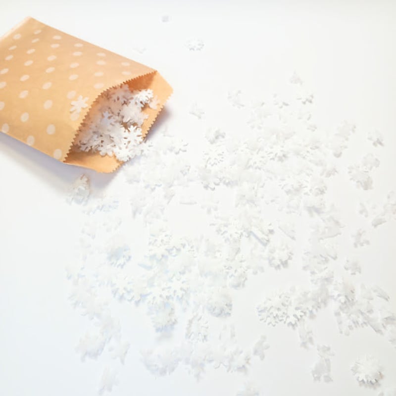 Snowflake Confetti - Etsy