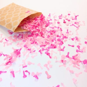 Biodegradable Hen Night Confetti - Willy Shape and Lips - Etsy