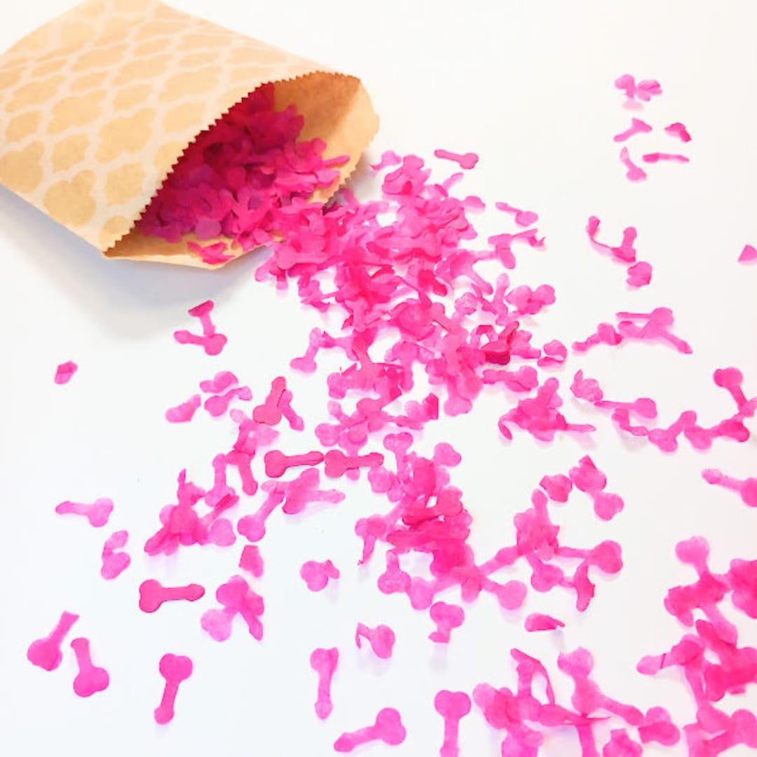 Biodegradable Hen Night Confetti - Willy Shape and Lips - Etsy