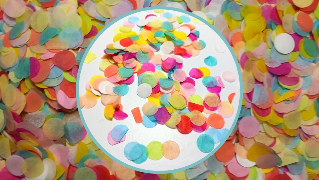 Eco Biodegradable Wedding Confetti - Spring Floral Mix With White - Etsy