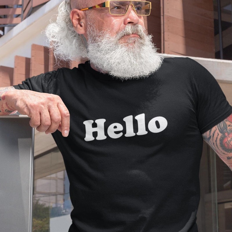 Hello T Shirt - Etsy