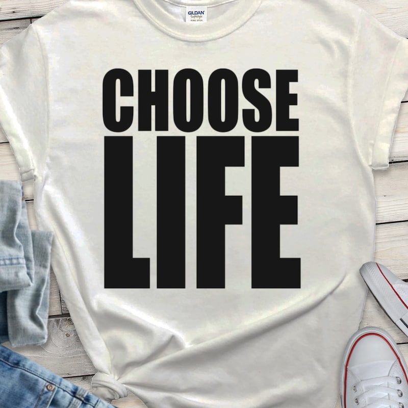 Womens Choose Life T Shirt - Etsy UK