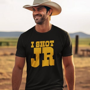I Shot JR T-shirt Various Sizes and Colours Dallas Texas 80s TV Retro ...