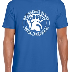 SHARP Skinheads Against Racial Prejudice T-shirt Various - Etsy UK