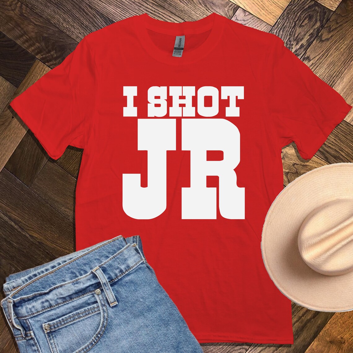 I Shot JR T-shirt Various Sizes and Colours Dallas Texas 80s - Etsy