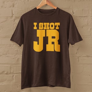 I Shot JR T-shirt Various Sizes and Colours Dallas Texas 80s TV Retro ...