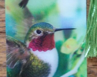 Hummingbird Bookmark - Etsy