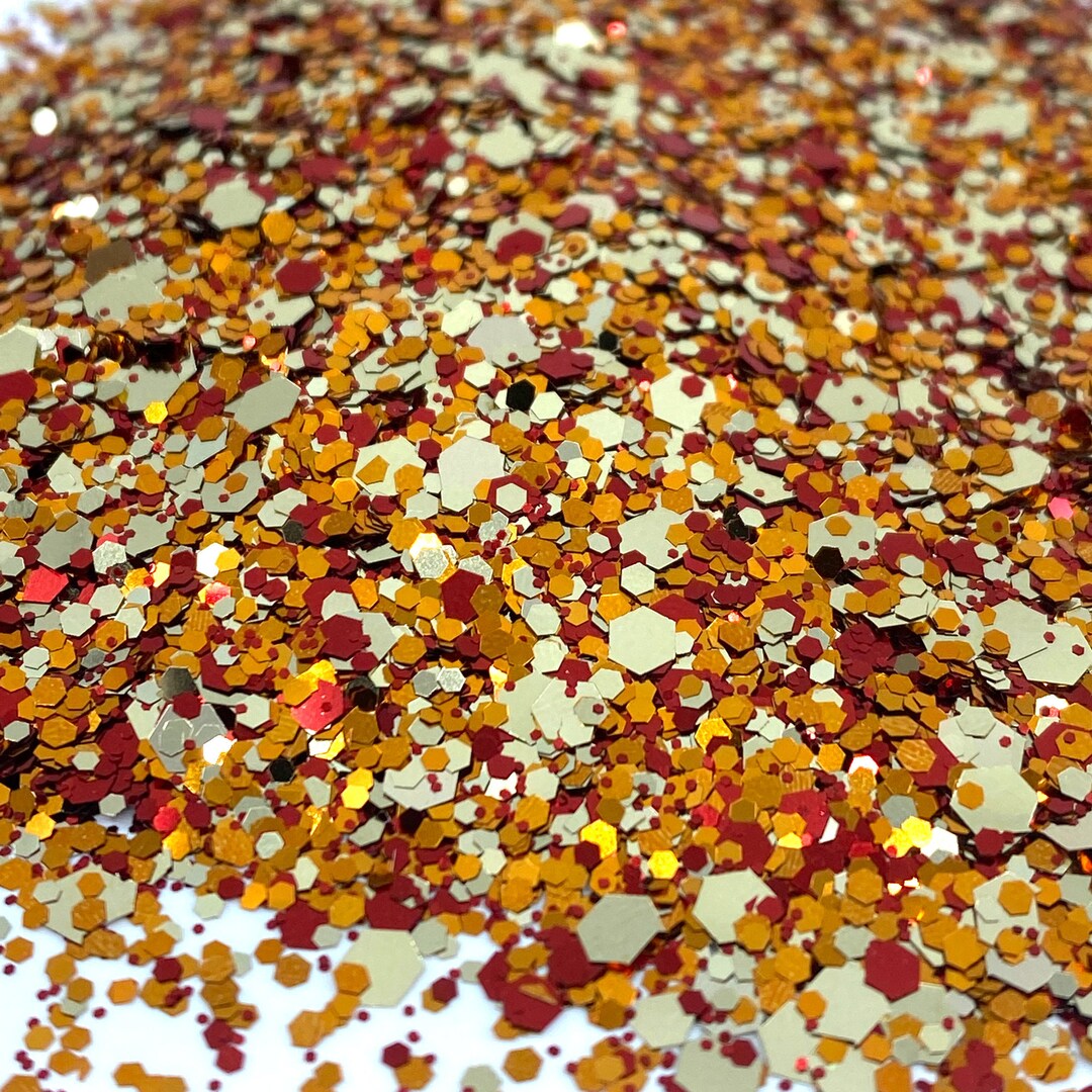Fall Mix Glitter Solvent Resistant Glitter for Tumblers Polyester Nail ...