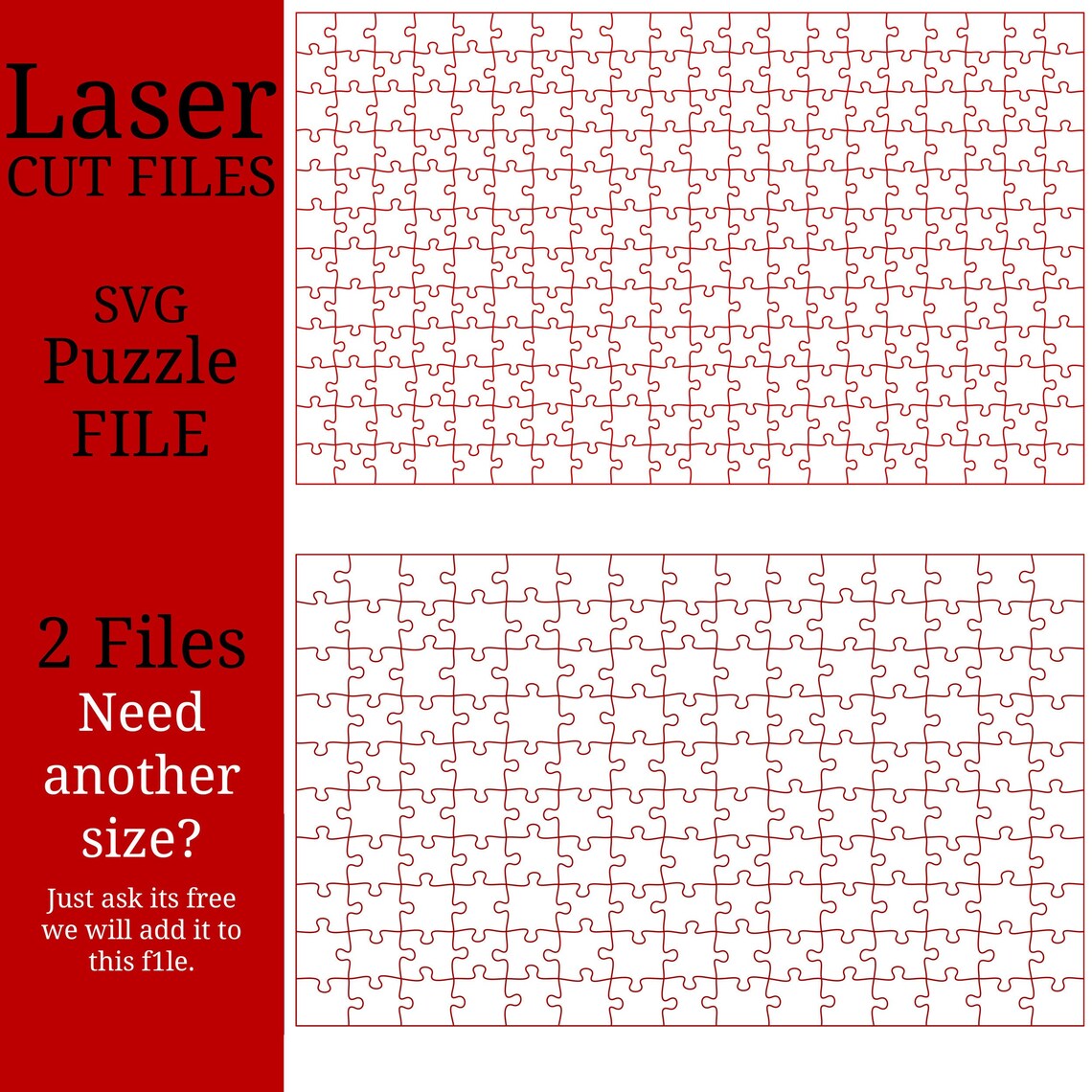 Glowforge Puzzles Svg, Puzzles Laser Cut, Puzzle Templates,jigsaw ...