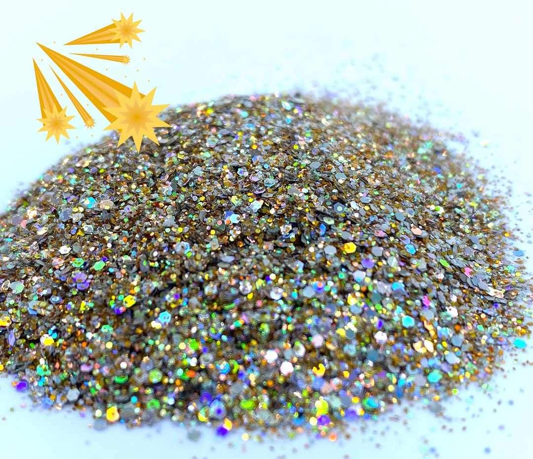 Stardust Gold Mix Glitter Solvent Resistant Glitter for Tumblers ...