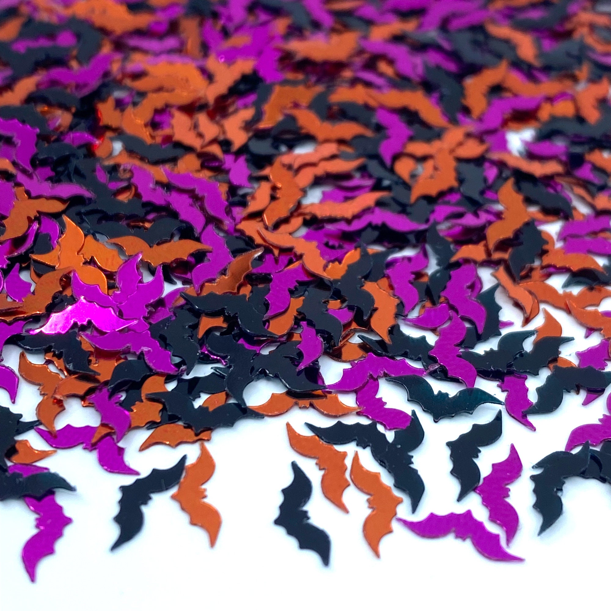 Bats Black Bats Bat Shaped Glitter for Tumblers Polyester Nail - Etsy