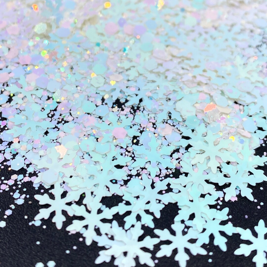 Snow Storm Flakes Christmas Mix Shapes Mix Christmas Solvent Resistant ...