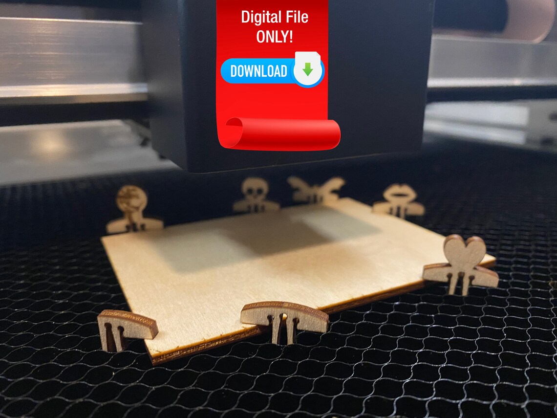 Glowforge Pins for Holding Material in the Tray DIGITAL FILE ONLY! - Etsy