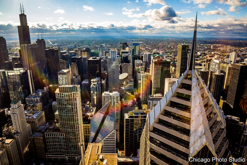 Rainbow | Chicago Skyline | Affordable Wall Art | Fine Art Photography ...