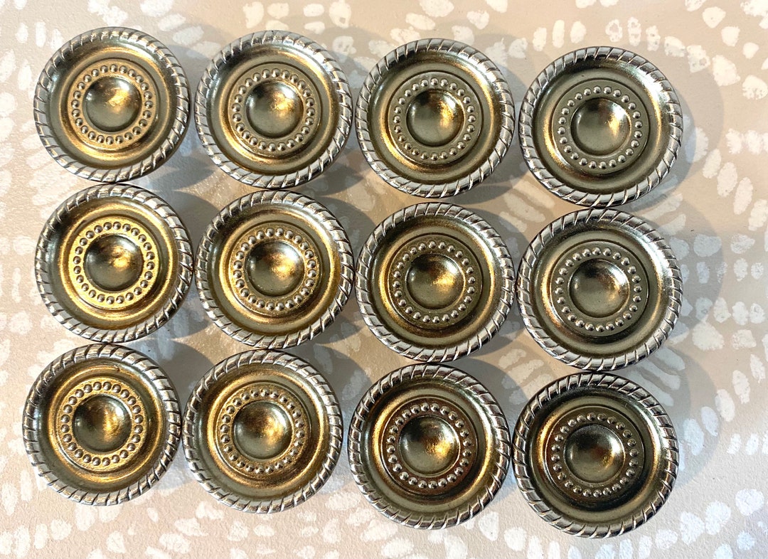 1 Silver Modern Hardware Furniture Dresser Accessory Pull Knob Drawer ...