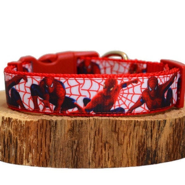 Spiderman Dog Collar - Etsy