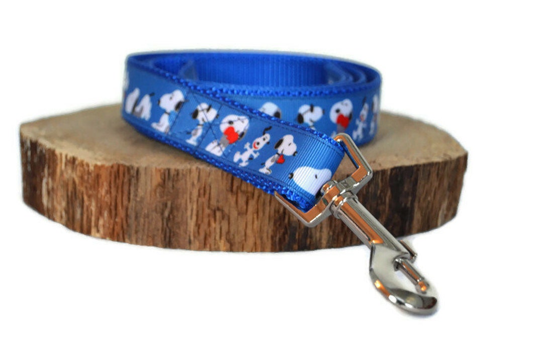 Blue Beagle 4ft Dog Leash, Peanuts Pet Leash, Blue Dog Leash - Etsy