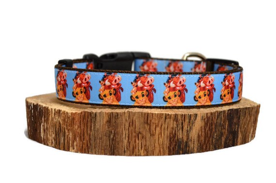 Simba Pumbaa & Timon Dog Collar Hakuna Matata Best Friends | Etsy