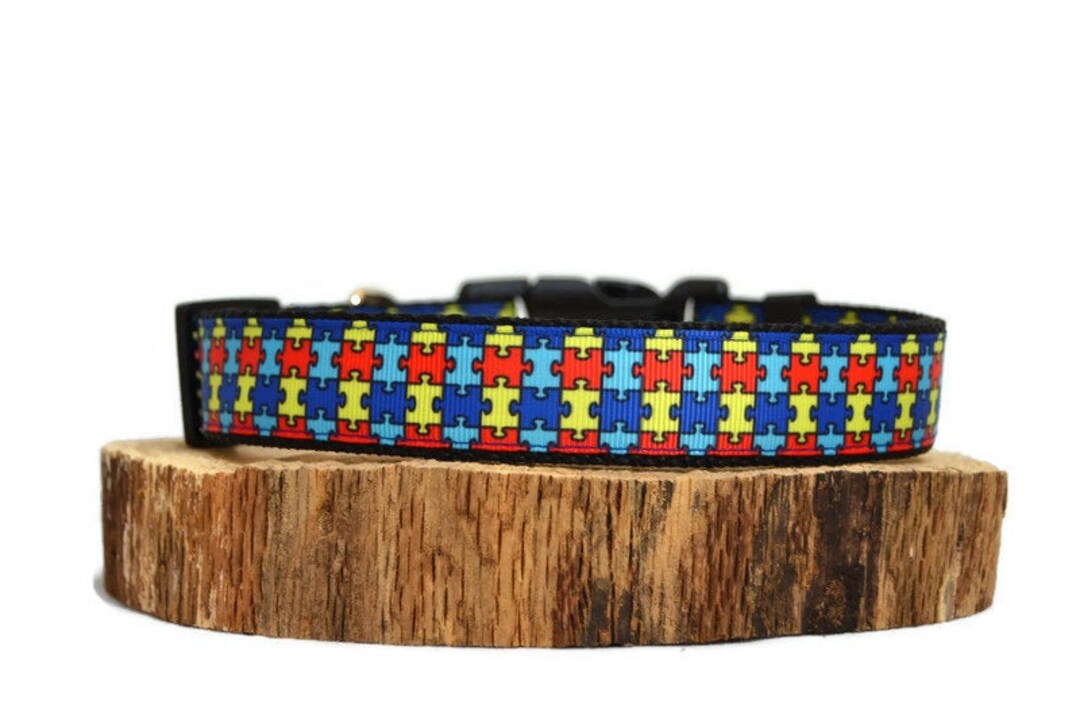 Autism Awareness Dog Collar - Etsy