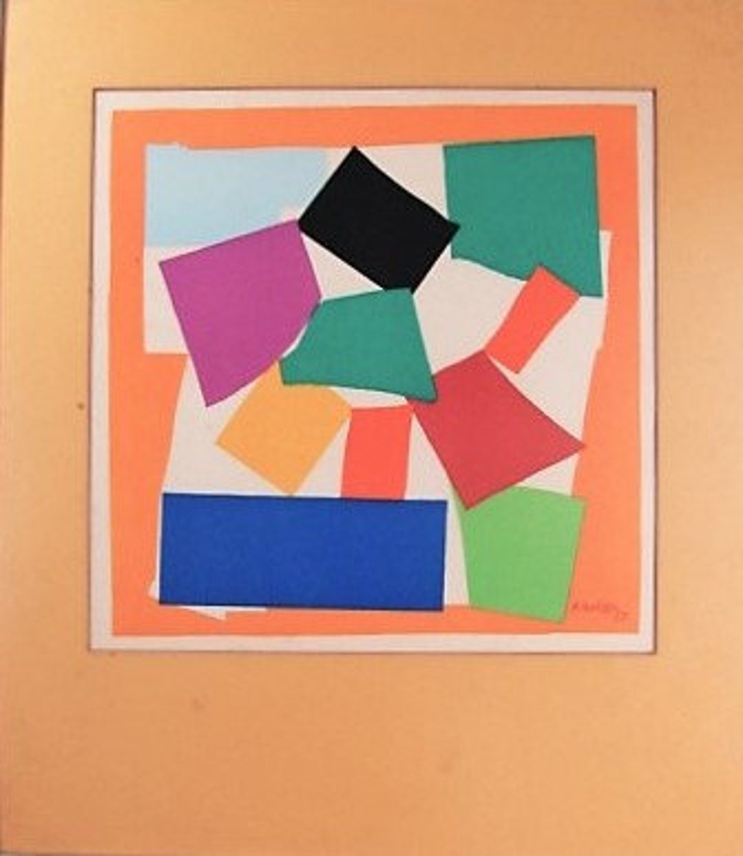 Matisse Lithograph L'escargot Published 1958 for Verve Magazine, Paris ...