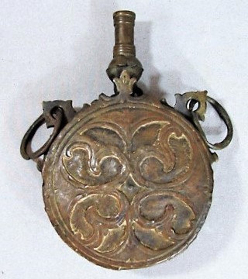 North African Black Powder Flask Sudan 19th Century | Etsy