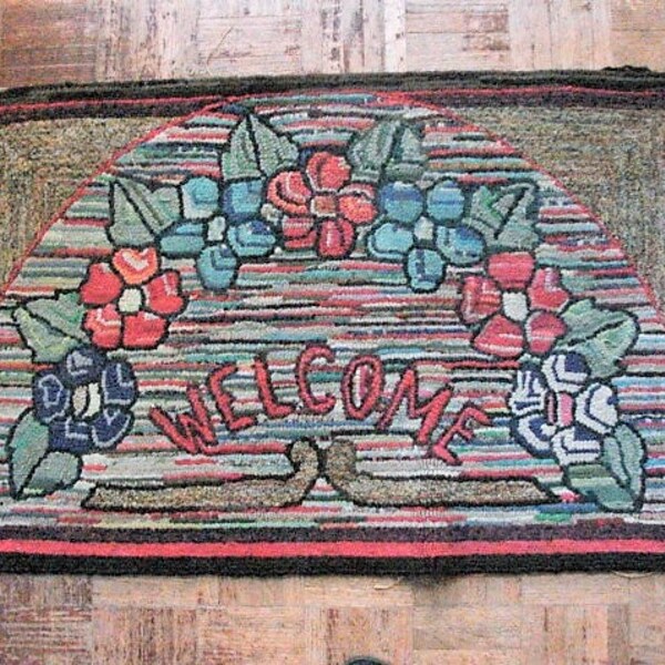 Hooked Rug Vintage - Etsy