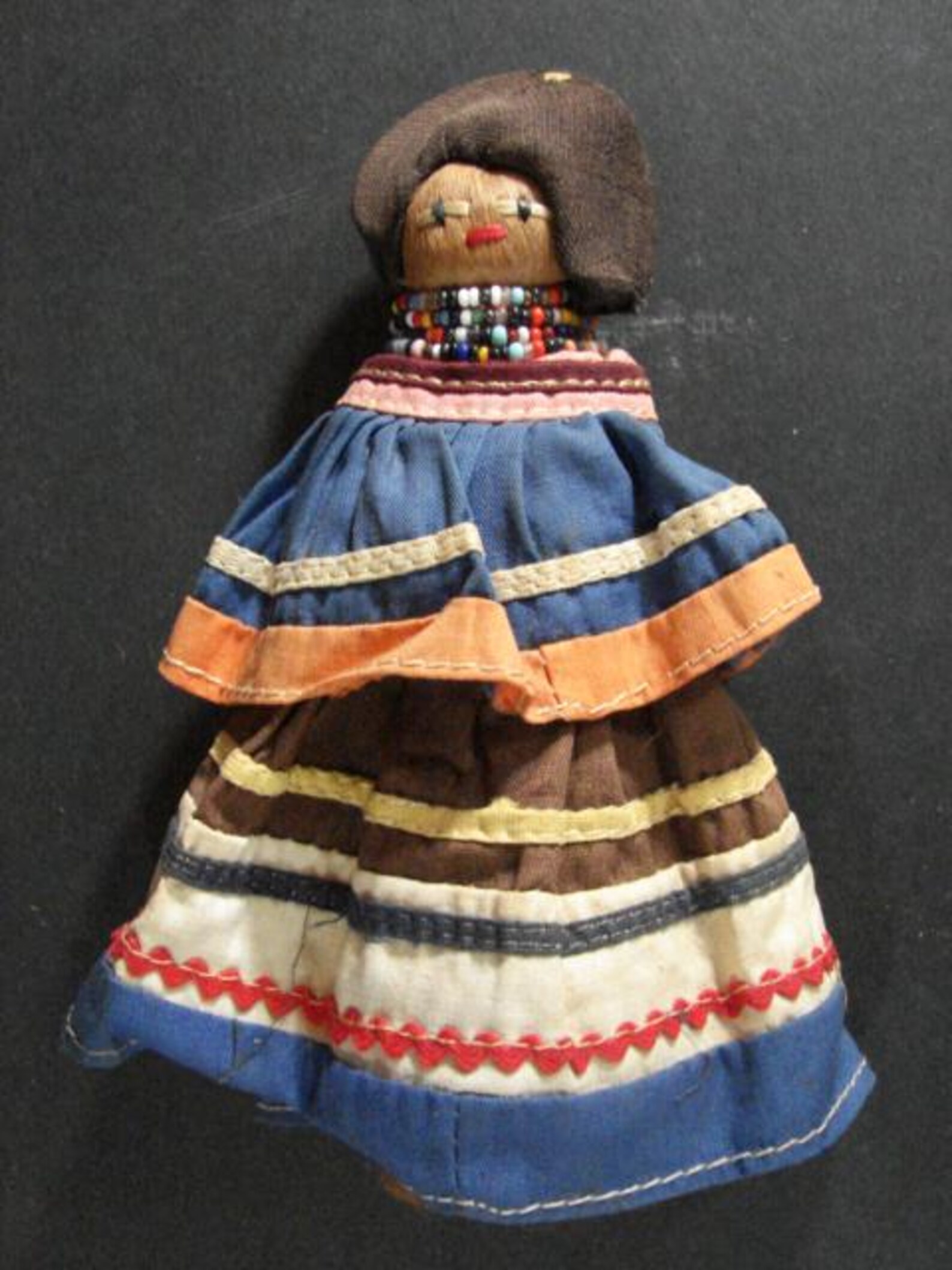 4 Handmade Seminole Dolls, Small Sizes, Nice Color and Details, Mid ...