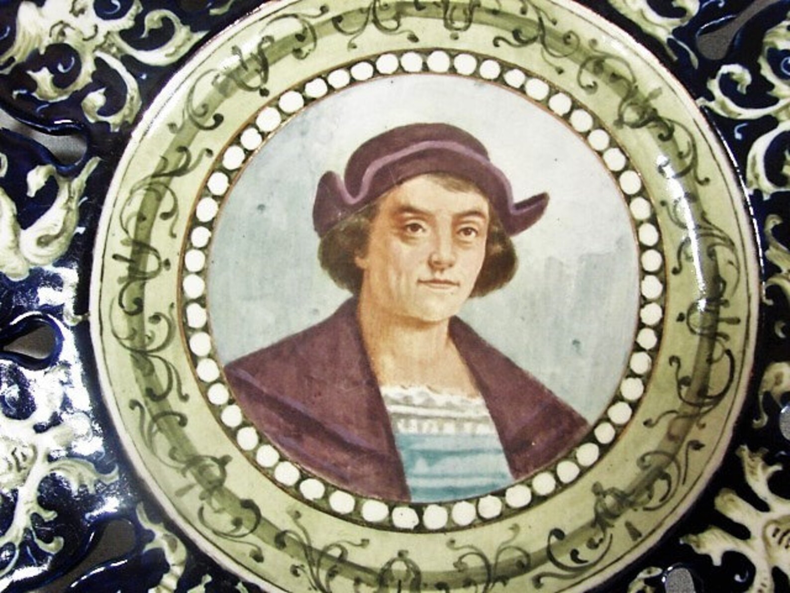 Renaissance Revival Majolica Plate Italy Ca 1900 - Etsy